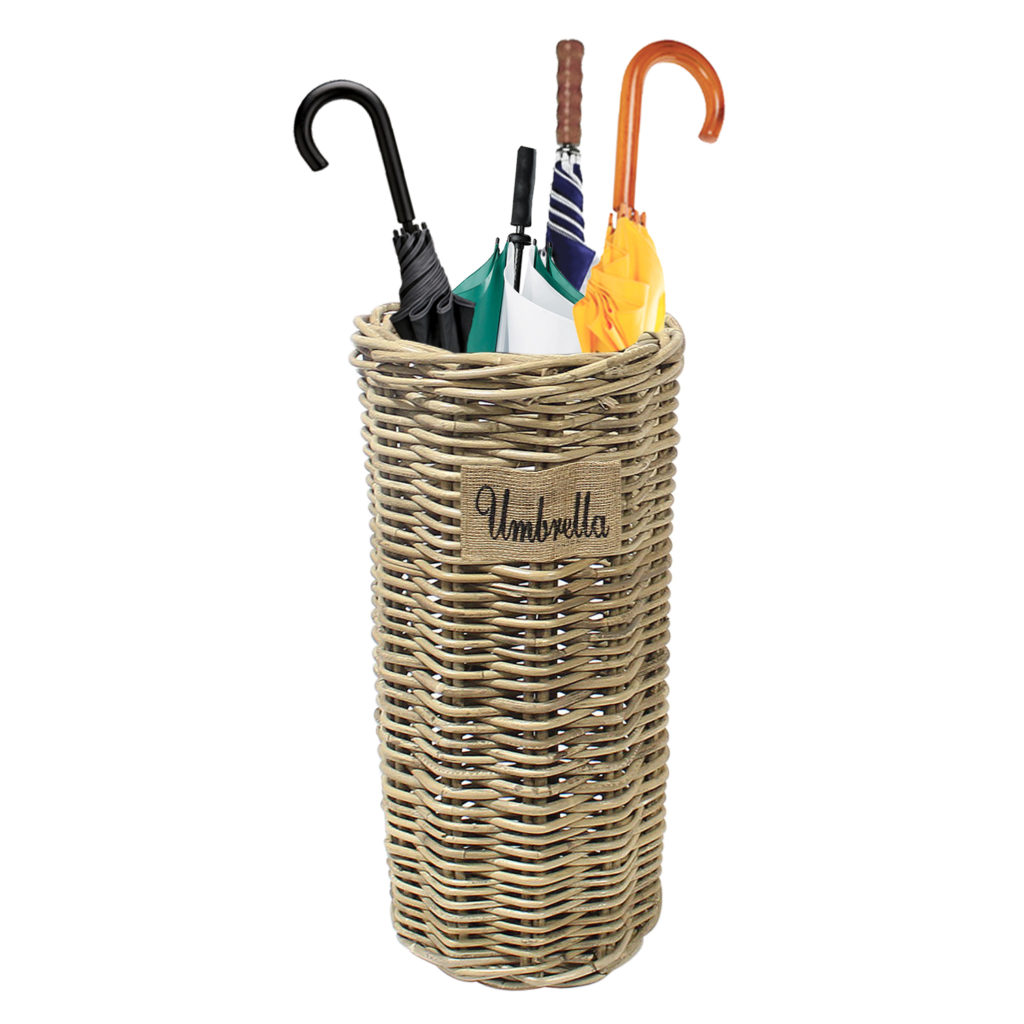 Wicker Umbrella Rack Stand - SeenItOnline.co.uk