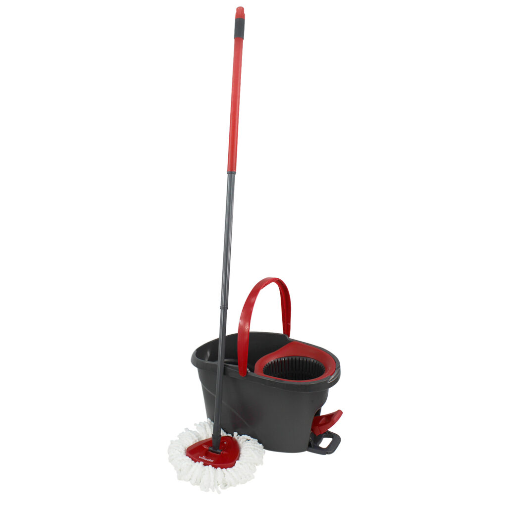 Vileda Easy Wring & Clean Mop and Bucket With Turbo Pedal Wringer ...