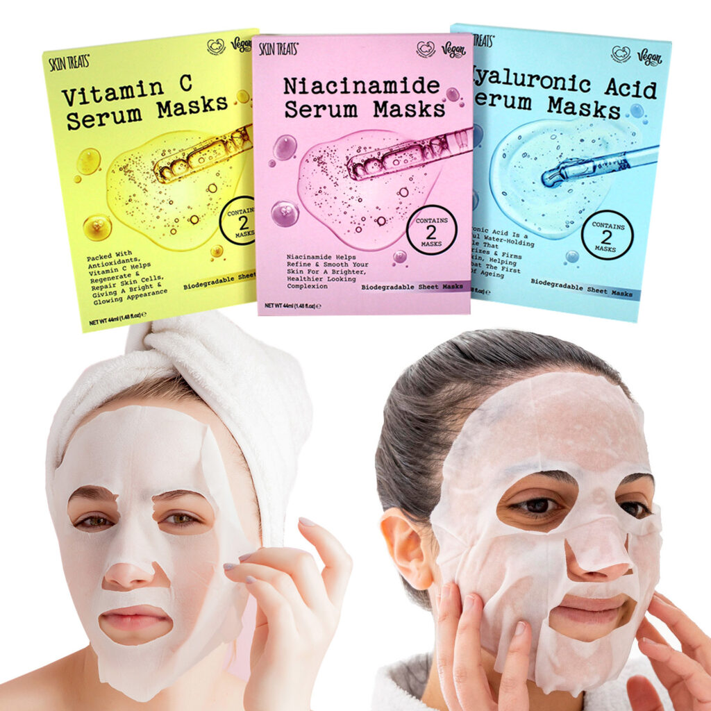 Skin Treats Set of 6 Serum Sheet Masks - SeenItOnline.co.uk